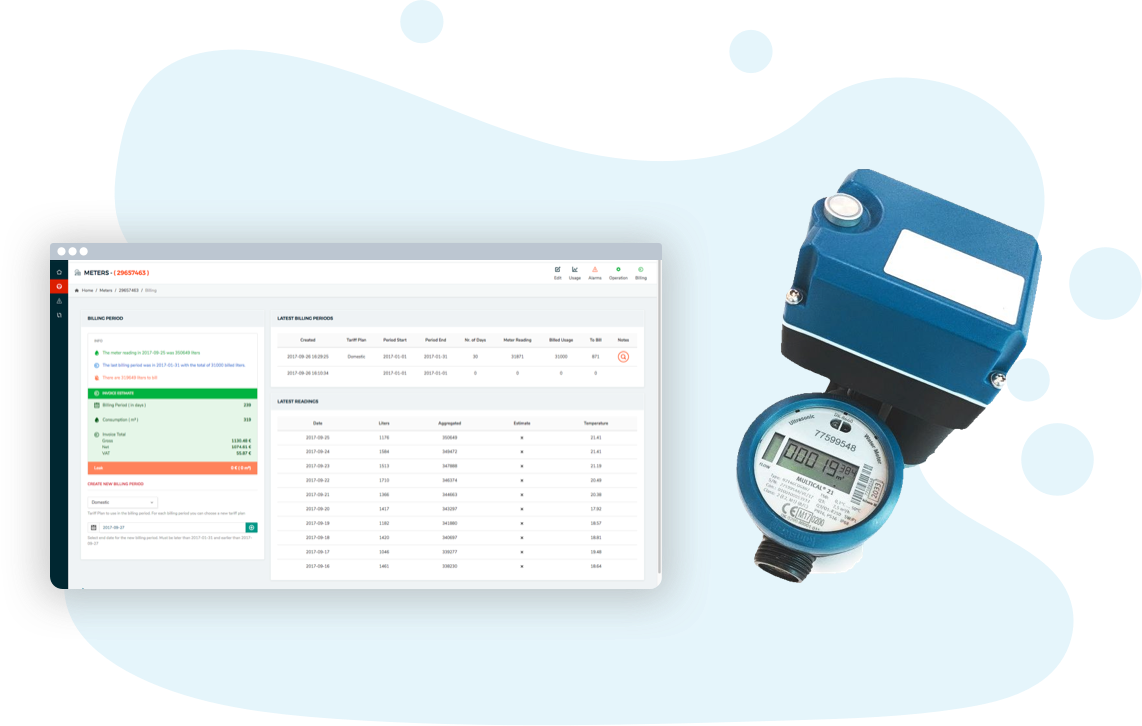 Demo of Smart Water Solution | W2BILL